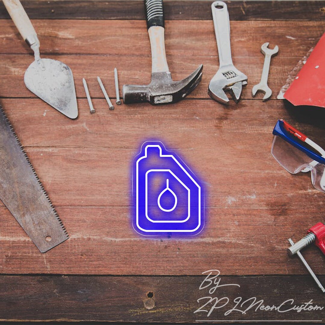 Engine Oil Neon Sign Garage Autobody Shop Neon Sign Shop Signboard ...
