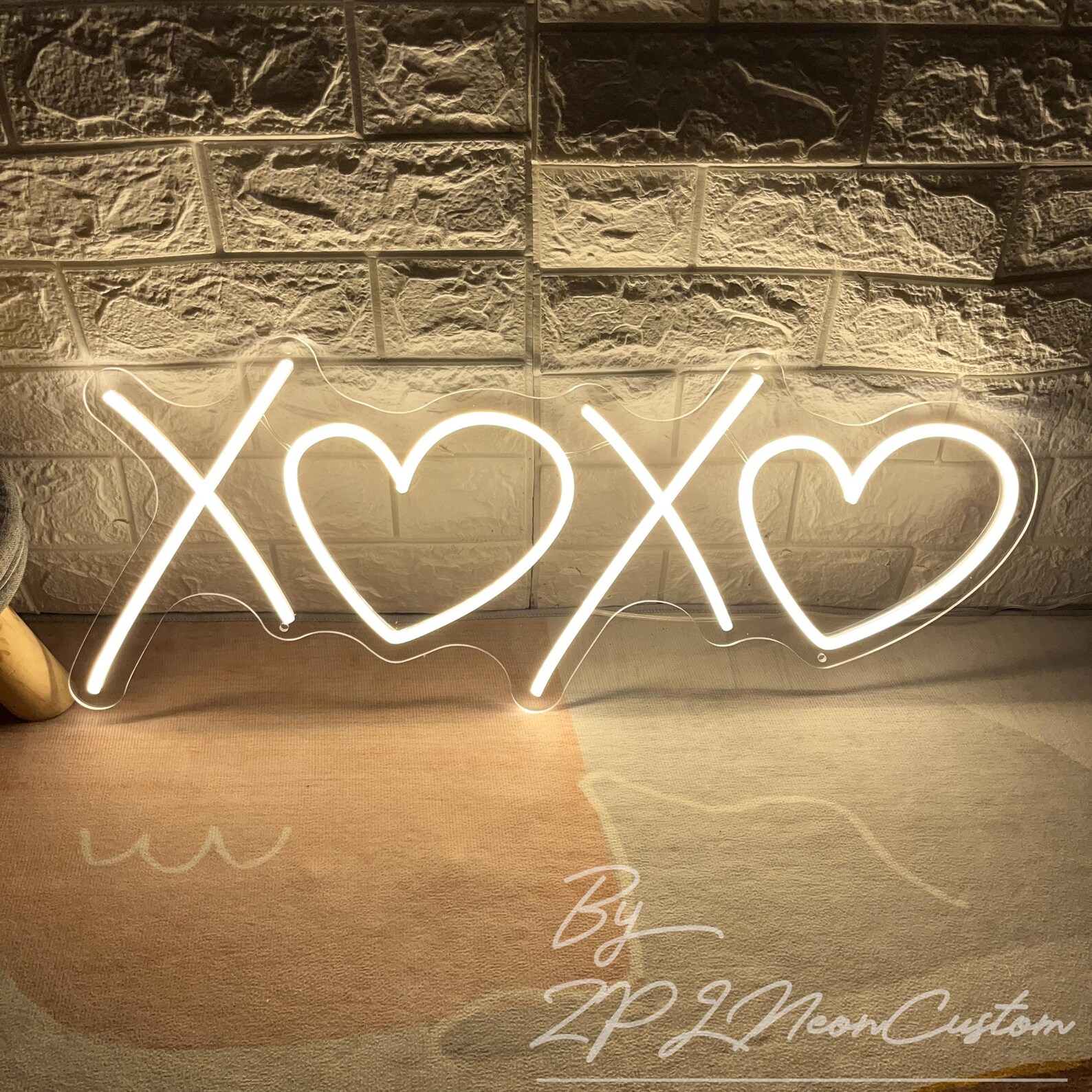 Custom XOXO Neon Sign, LED Love Light, Valentine's Day Decor - Etsy