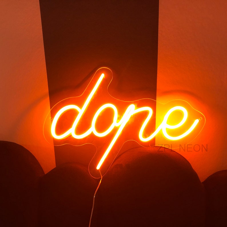 Dope Neon Sign LED Night Light Wall Decor Living Sign Custom | Etsy