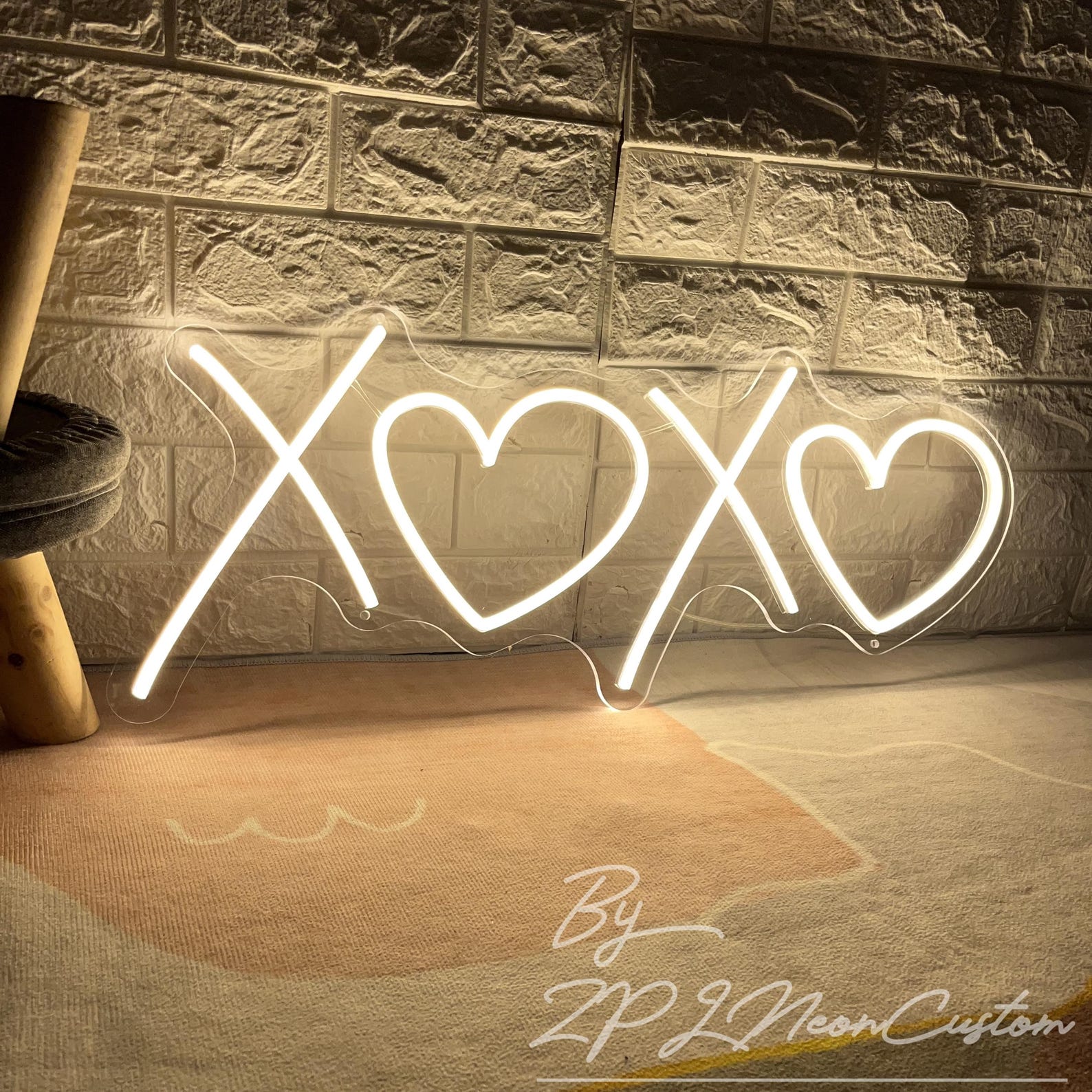 Custom XOXO Neon Sign, LED Love Light, Valentine's Day Decor - Etsy
