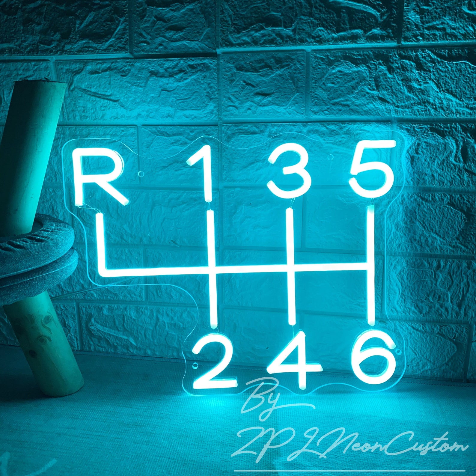 Car Gearbox Neon Sign, Speed Gear Auto Decor, Garage Wall Art - Etsy