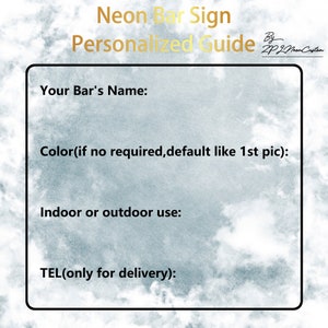 Custom Your Name Bar Neon Sign Custom Bar Sign Beer Led Neon Light Pub ...