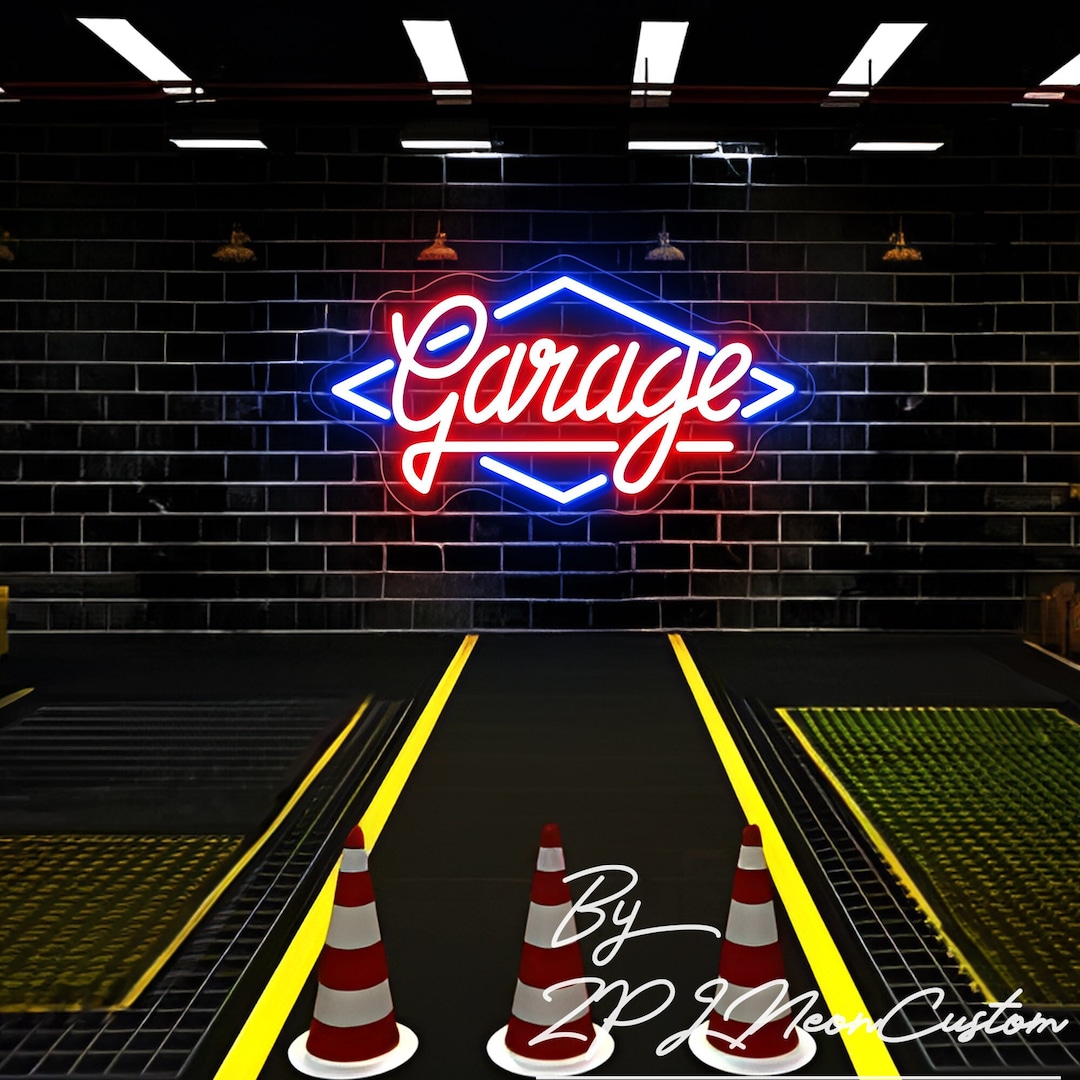 Garage Neon Sign Custom Neon Sign Garage Led Light Neon Wall Signboard ...