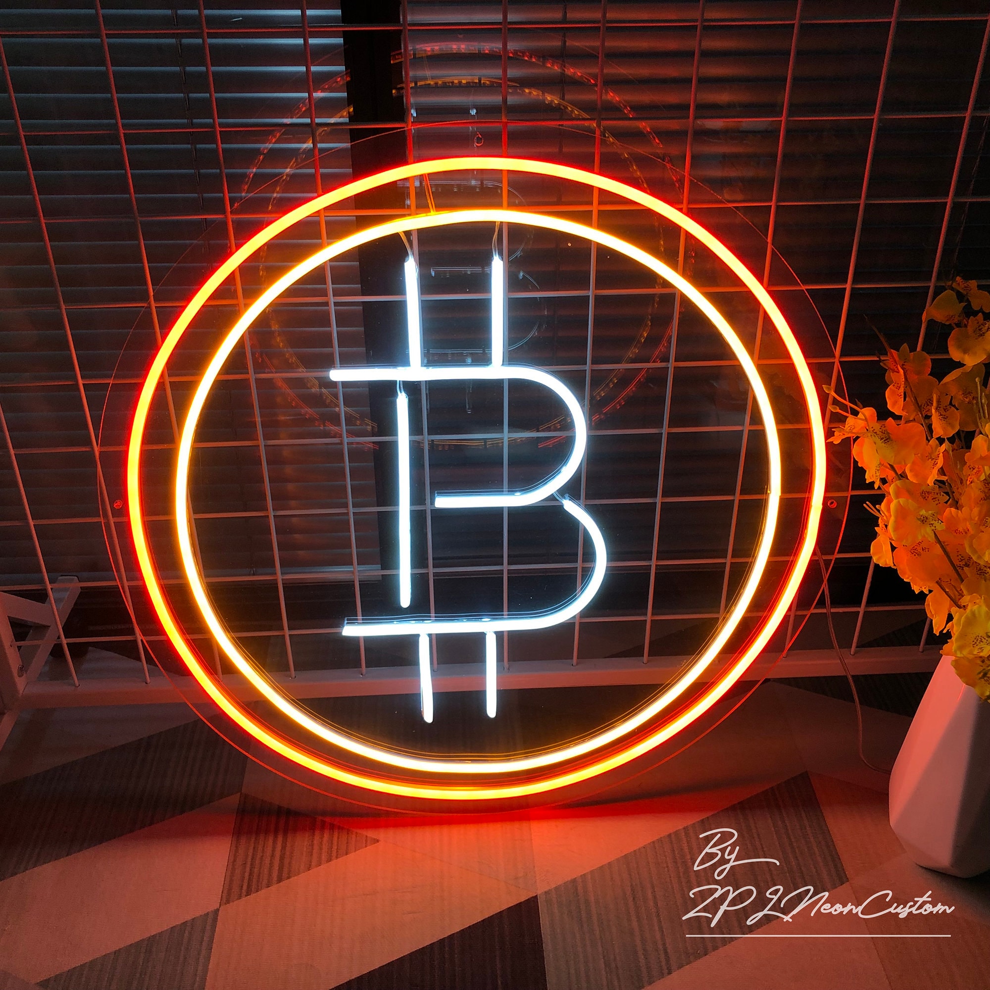 Bitcoin LED Neon Sign Custom Neon Sign Wall art Decorazione | Etsy