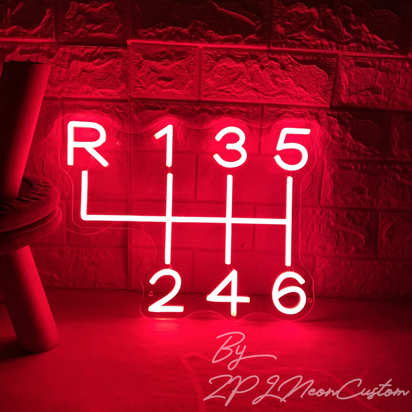 Car Gearbox Neon Sign, Speed Gear Auto Decor, Garage Wall Art - Etsy