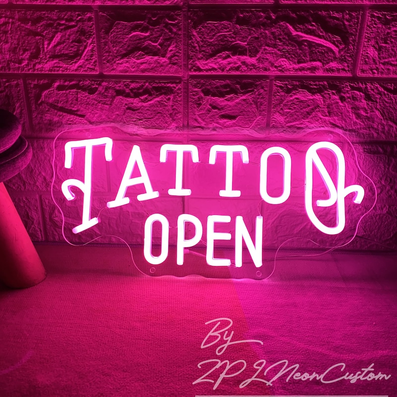 Tattoo Neon Sign - Etsy