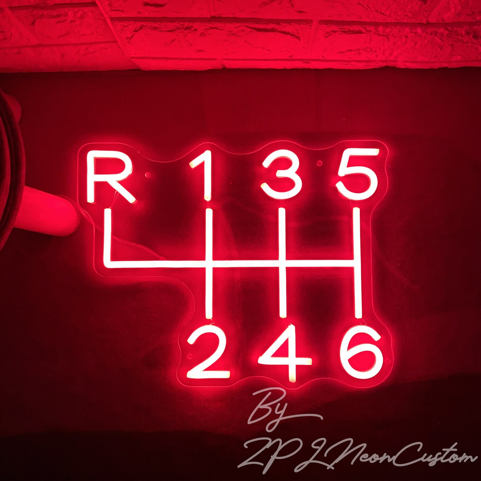Car Gearbox Neon Sign, Speed Gear Auto Decor, Garage Wall Art - Etsy