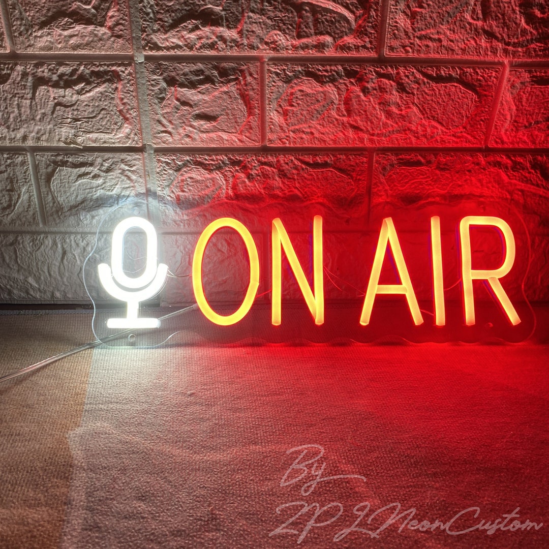 On Air Neon Sign Custom Neon Sign Live Streaming Recording Led Light ...