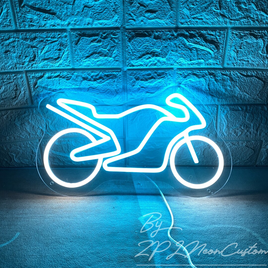 Sportbike Neon Sign Custom Motorcycle Neon Sign Sport Bike - Etsy