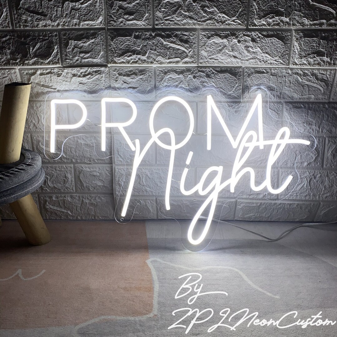 Prom Night Neon Sign Custom Neon Sign Graduation Dance Prom 2024 Party ...