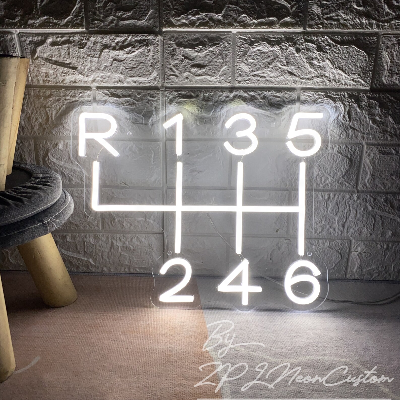 Car Gearbox Neon Sign, Speed Gear Auto Decor, Garage Wall Art - Etsy