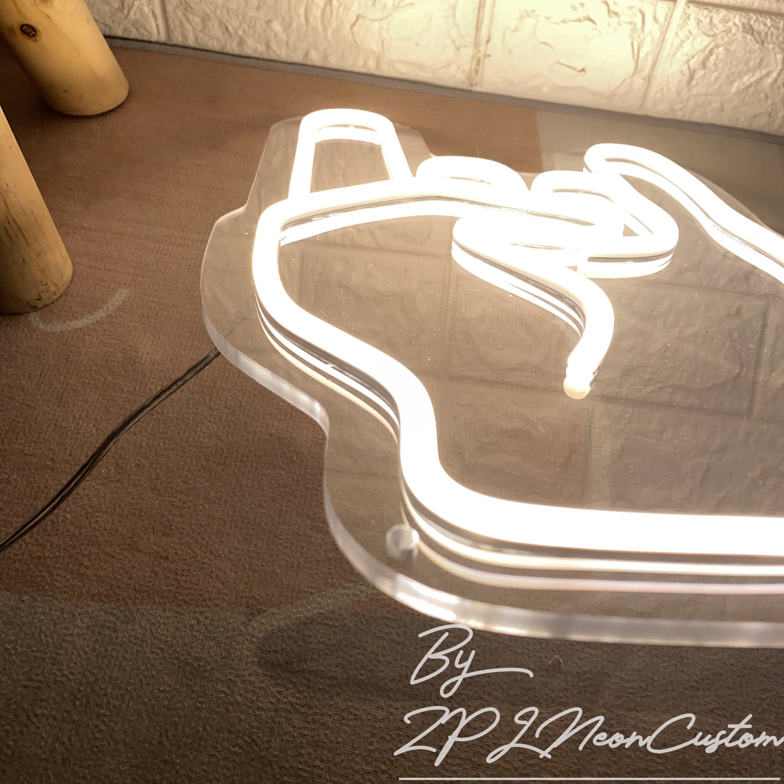 Rock on Hand Neon Sign Custom Neon Sign Led Light Music Gesture Neon ...