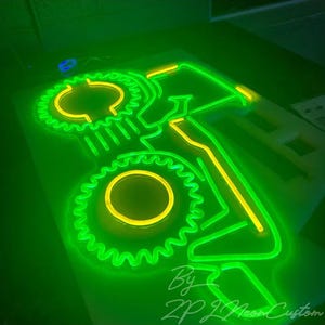 Tractor Neon Sign Custom Neon Sign Car Neon Sign Led Light Farm Decor ...