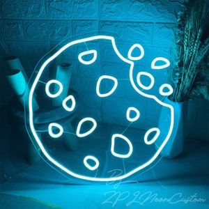 Cookies Neon Sign Custom Food Bakery Dessert Light Sign Home Wall ...