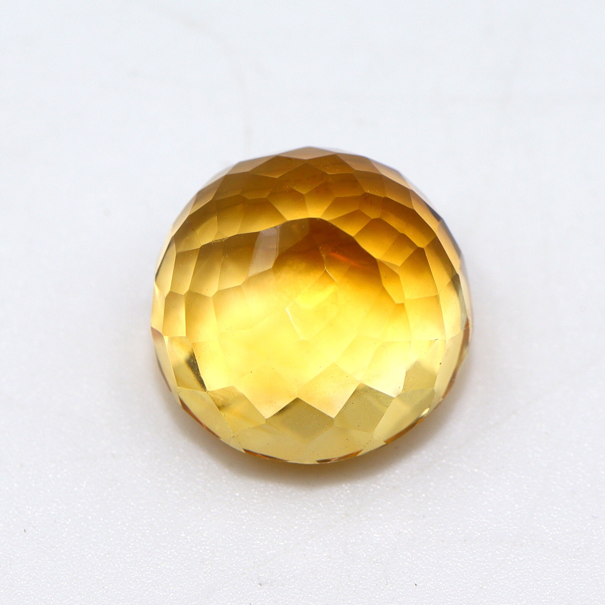 100% Natural AAA Quality Citrine Round shape Citrine faceted | Etsy