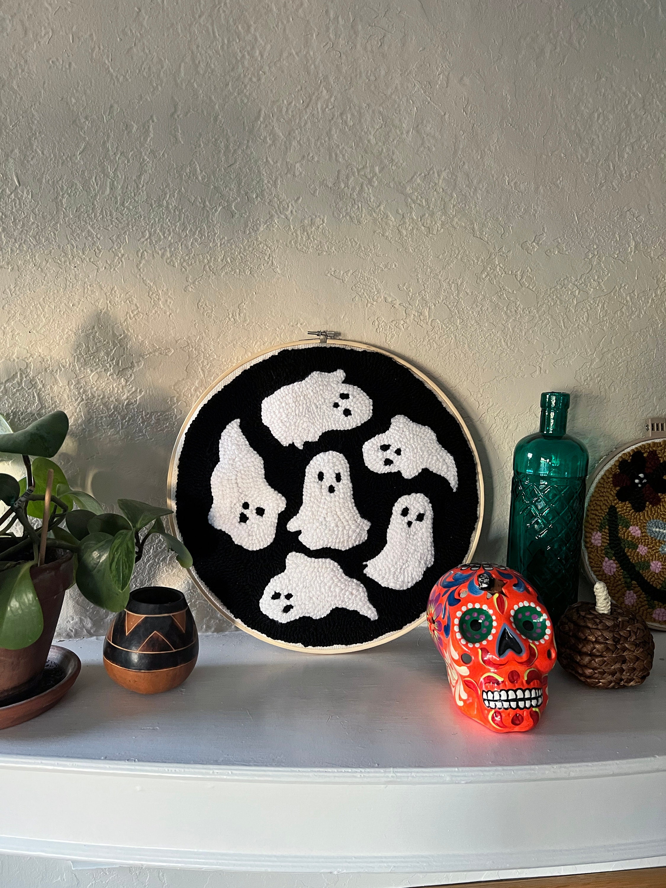 Ghosts Punch Needle Template PDF - Etsy