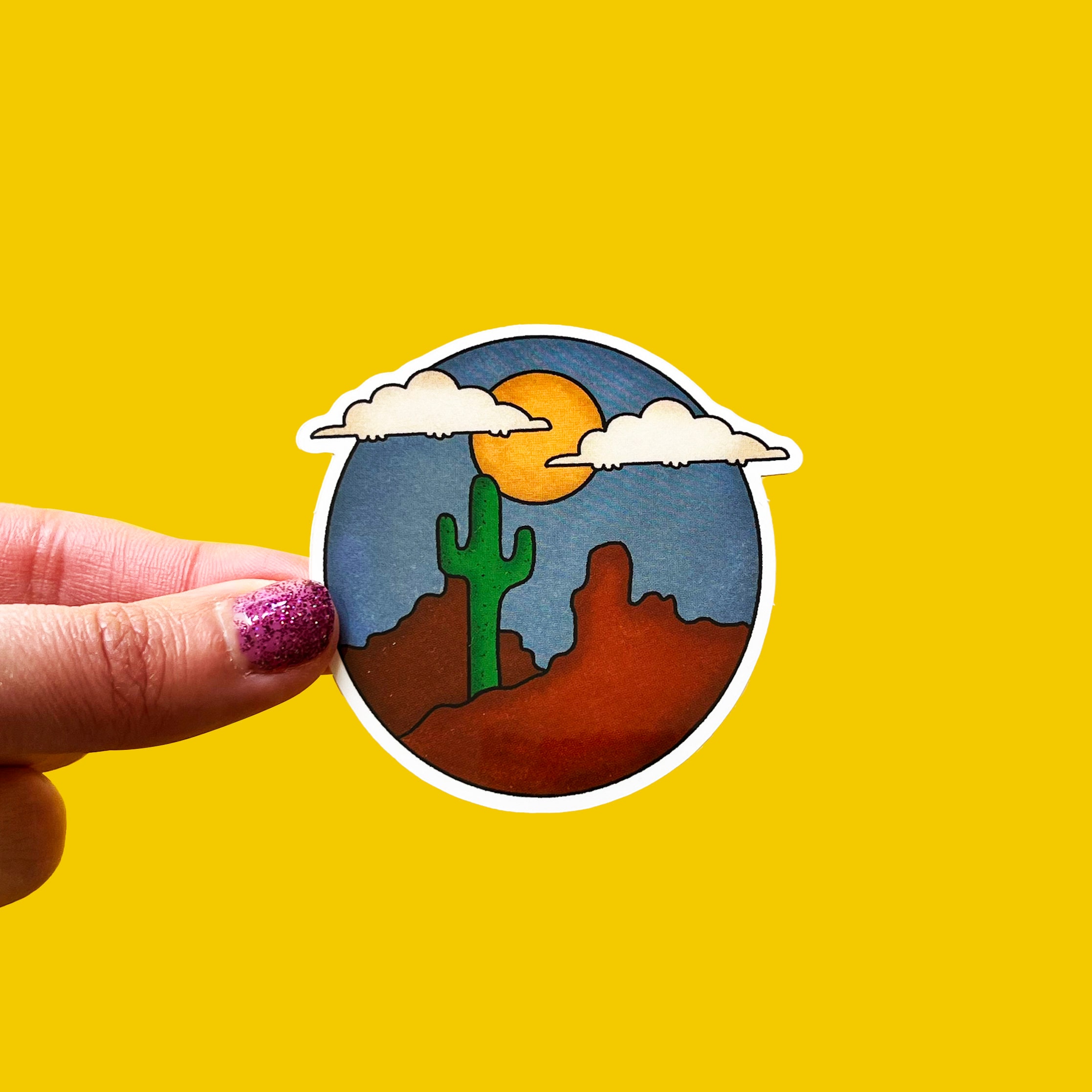 Desert Sticker by Jelly Studio Co. - Etsy