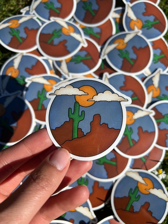 Desert Sticker by Jelly Studio Co. | Etsy