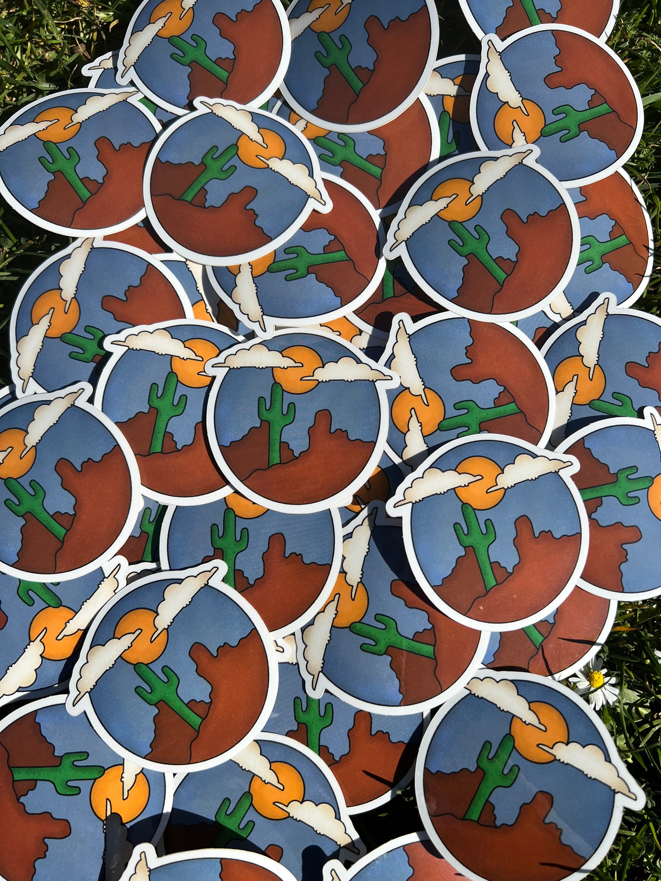 Desert Sticker by Jelly Studio Co. - Etsy