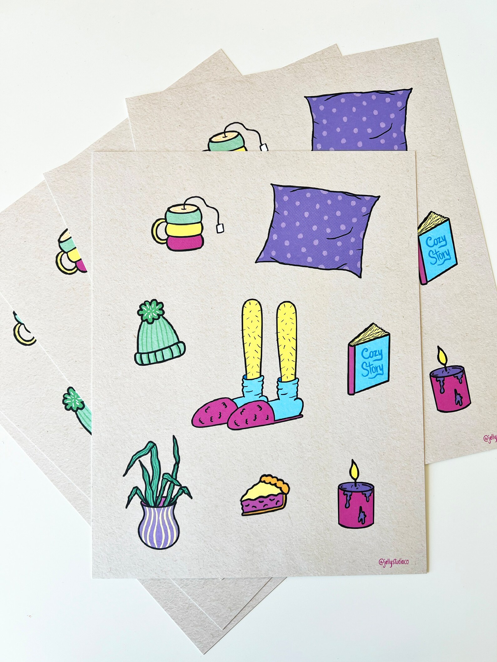 Cozy Things Art Print - Etsy