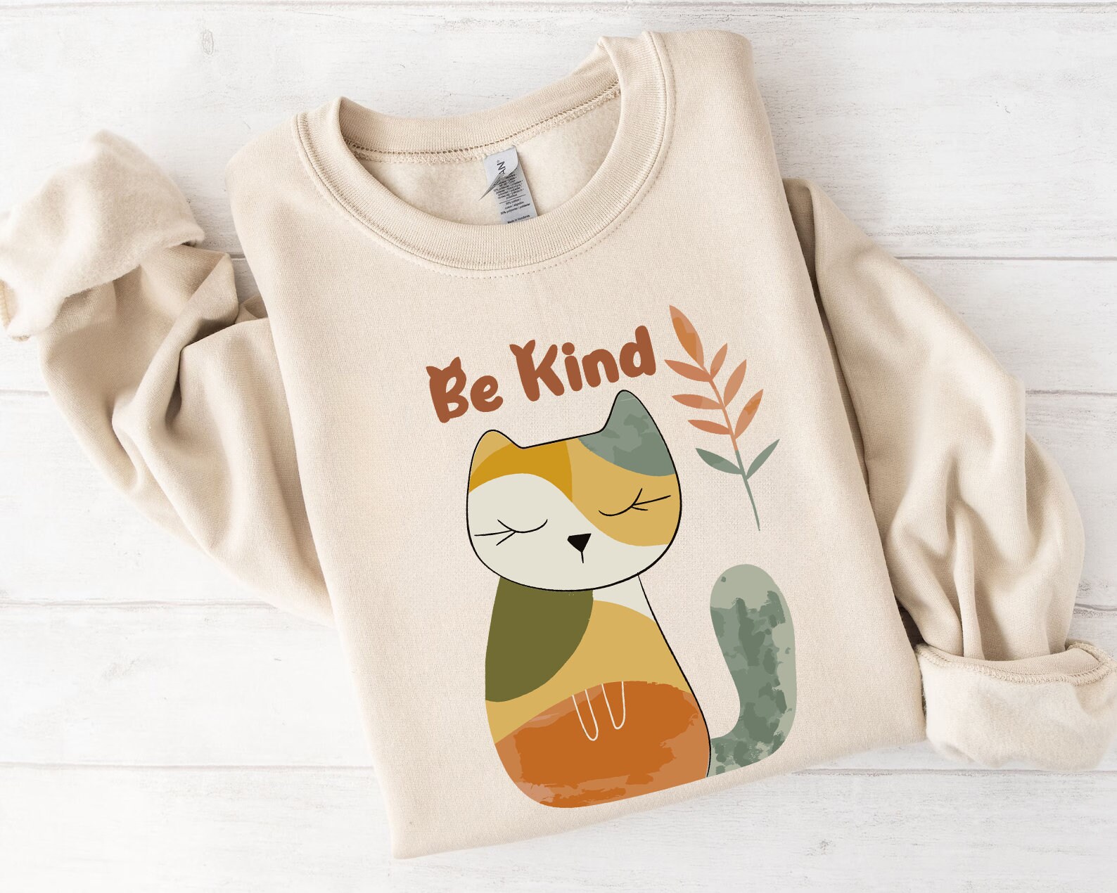 Always Be Kind Cat PNG & SVG, Cute Cat PNG, Watercolor Cat Svg, Cat ...