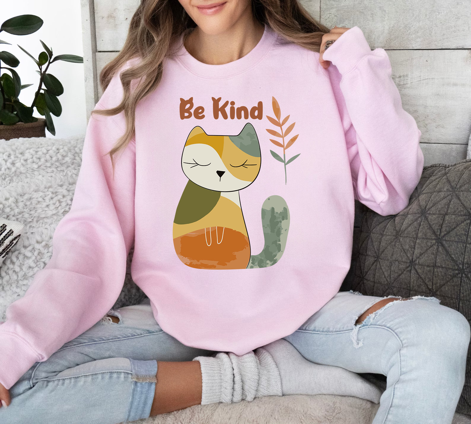 Always Be Kind Cat PNG & SVG, Cute Cat PNG, Watercolor Cat Svg, Cat ...