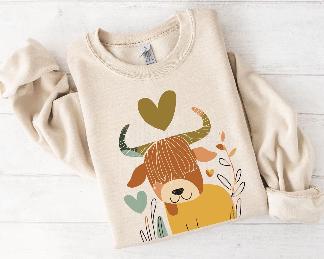 Cute Highland Cow SVG & PNG Bundle, Highland Cow Shirt Svg File for ...