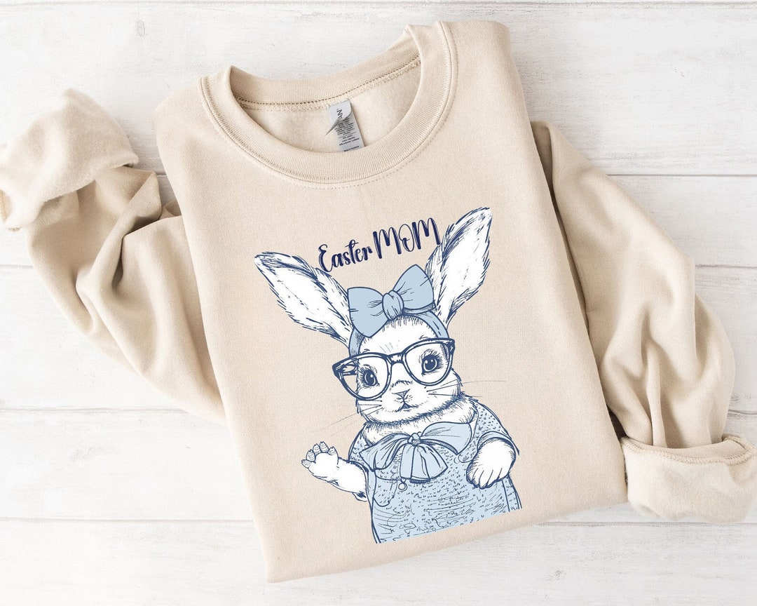 Easter Mama Bunny Png, Cute Easter Designs for Mom, Vintage Easter Day ...