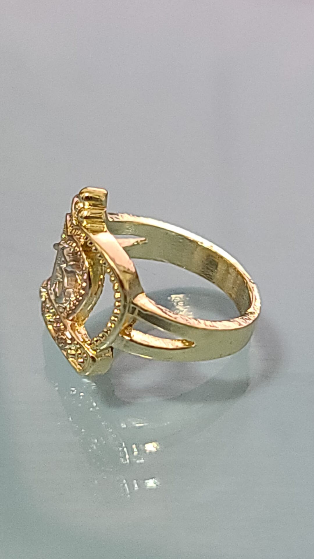 14k Gold Plated "mis Xv" Ring ~ Anillo Para Tus 15 Años En Oro Laminado ...