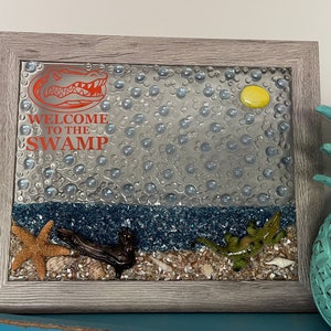 Coastal Resin Art, Florida Gators Art, Alligator Art, Welcome to the ...