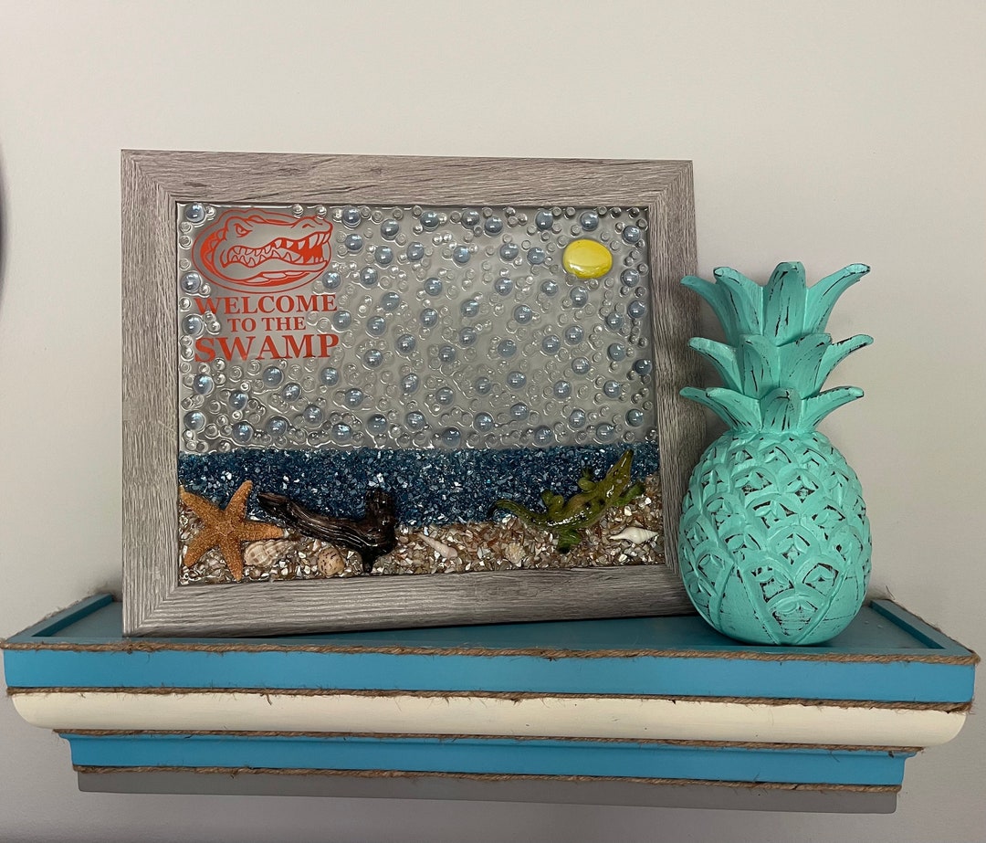 Coastal Resin Art, Florida Gators Art, Alligator Art, Welcome to the ...