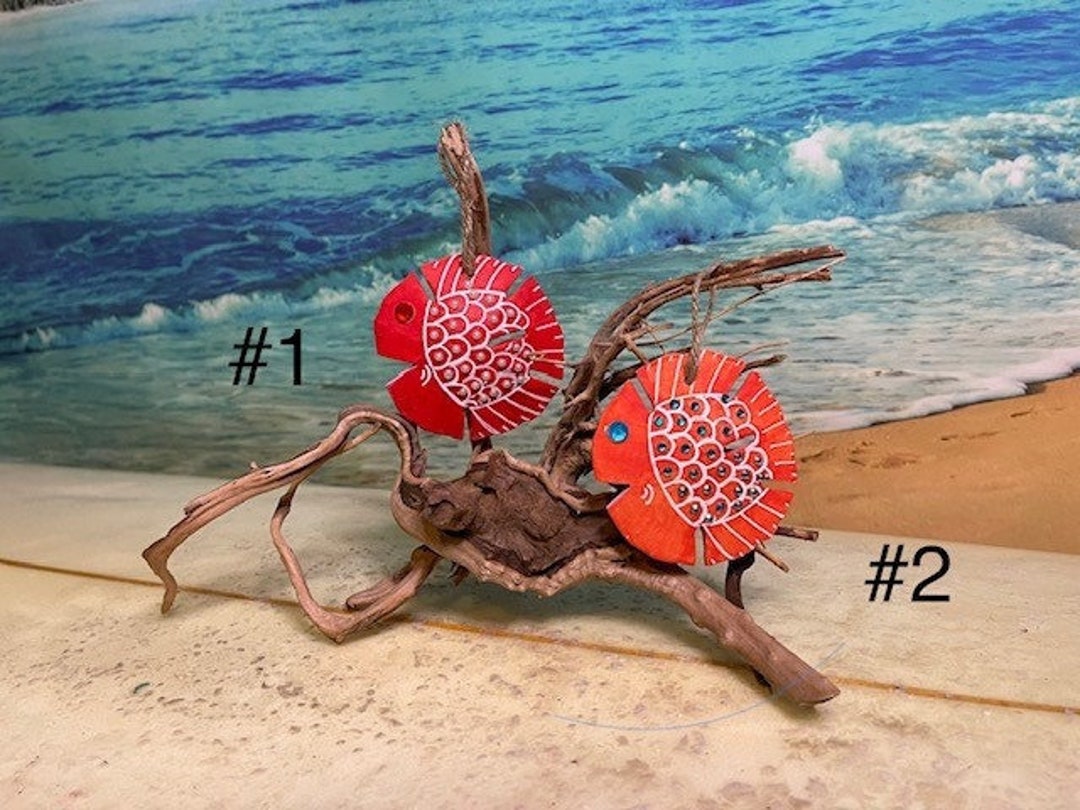 Sand Dollar Fish Ornament, Handmade Ornaments, Sand Dollar Christmas ...