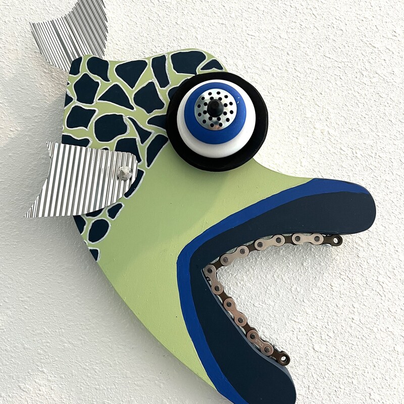 Fish Sculpture Wall Art - Etsy