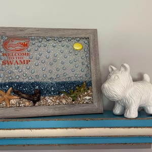 Florida Gators Resin Art, Welcome to the Swamp, Sun Catcher, Coastal ...