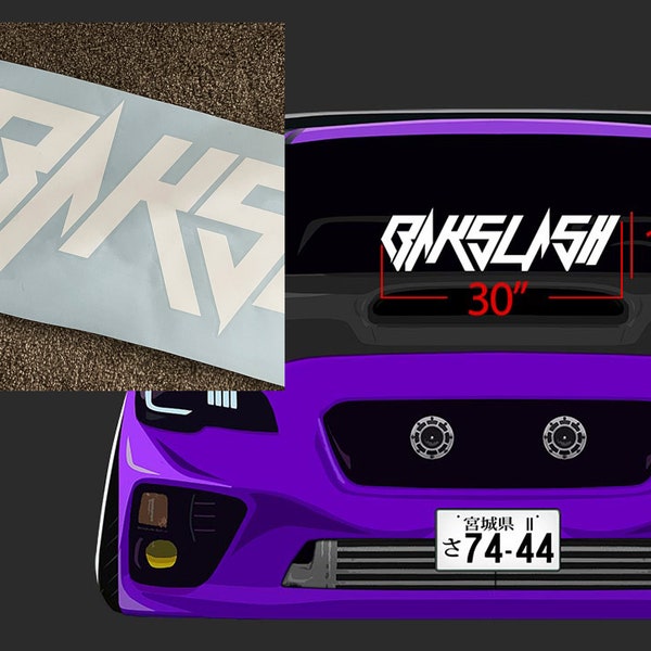 Windshield Banner Stance - Etsy