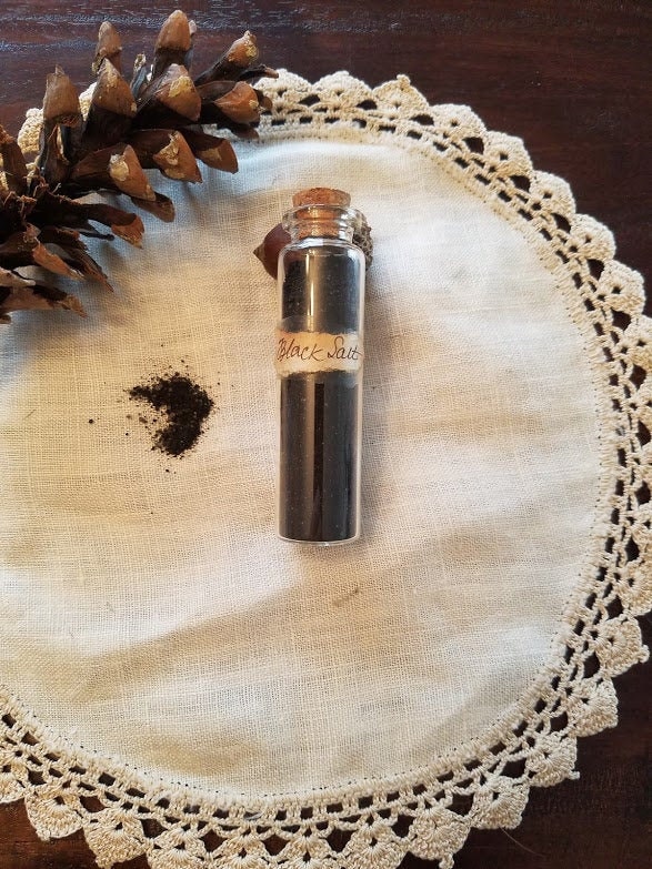 Witch's Black Salt / Protection Spell / Ritual Salt | Etsy