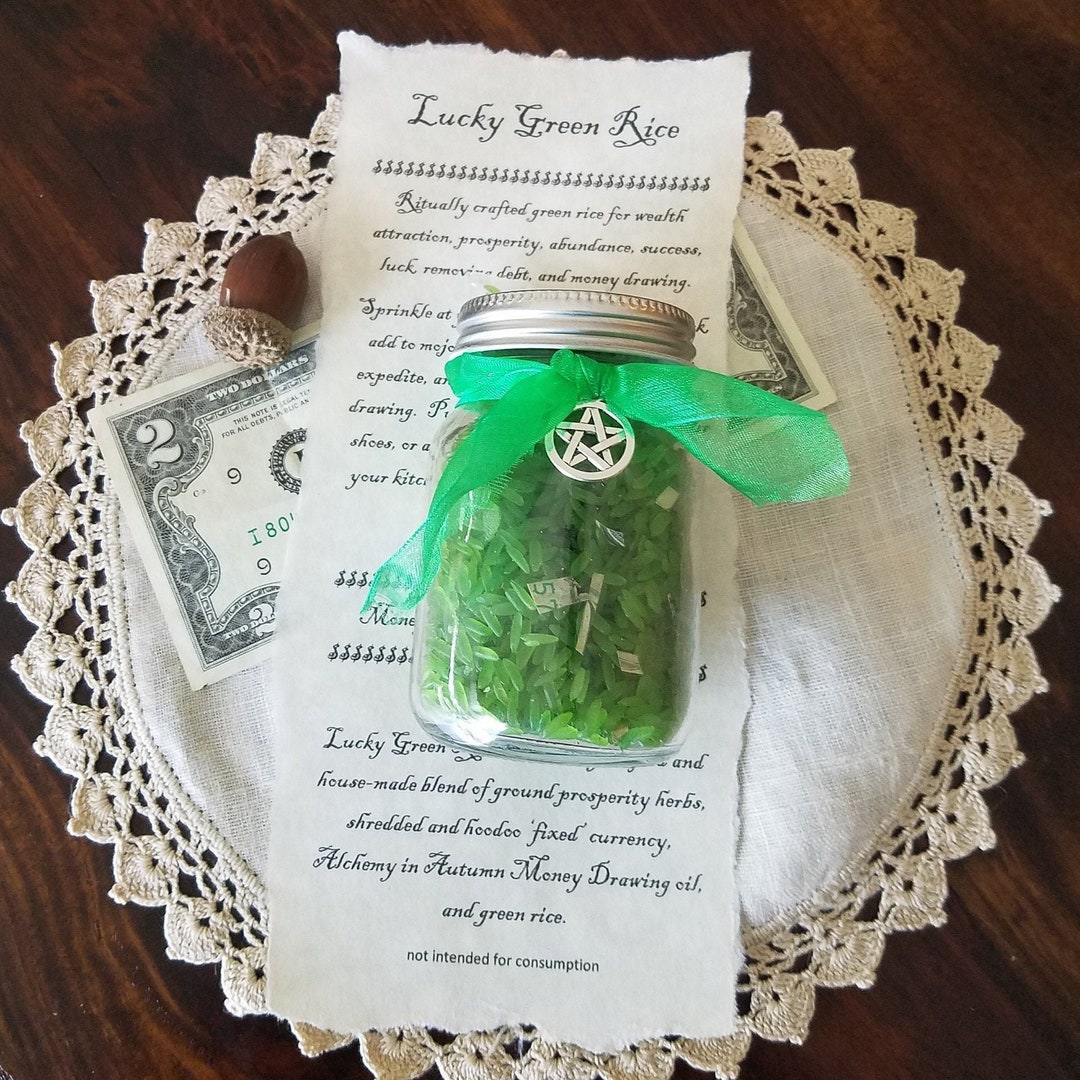 Lucky Green Rice / Prosperity / Money Drawing / Success / Hoodoo ...