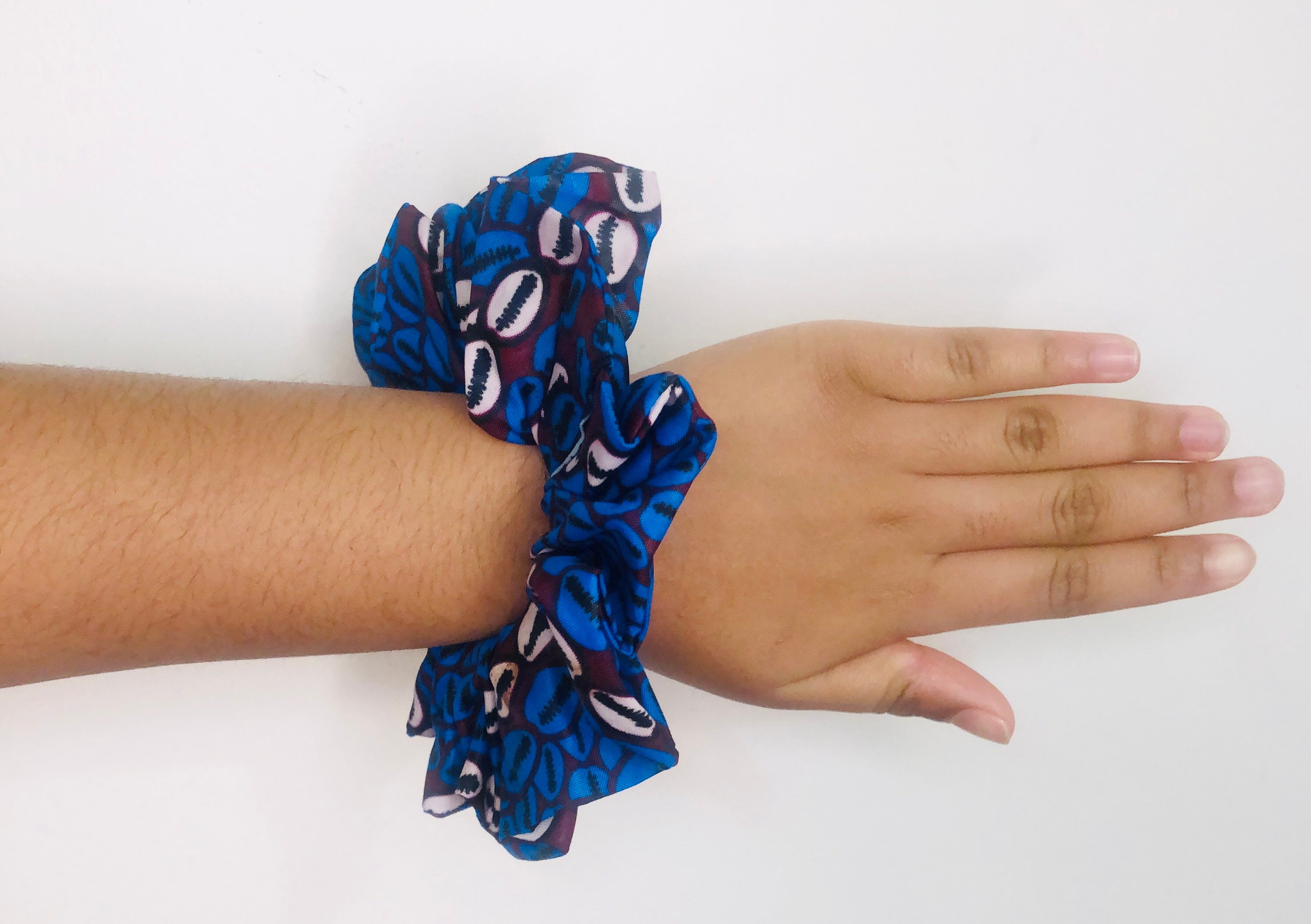African Print Fabric Scrunchies Size: Large - Etsy