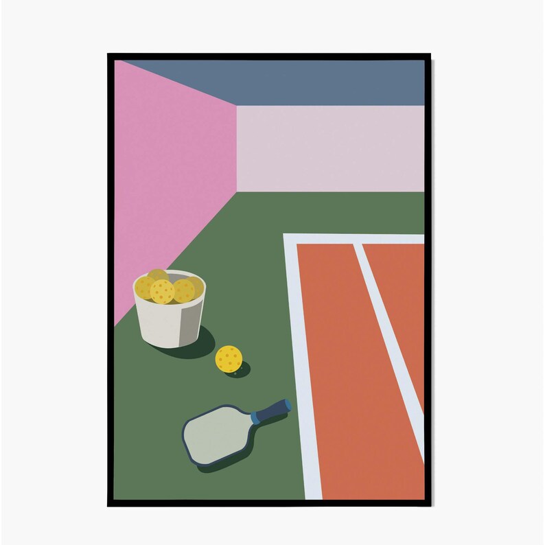 Pickleball Poster-printable Wall Art-instant Digital Download ...