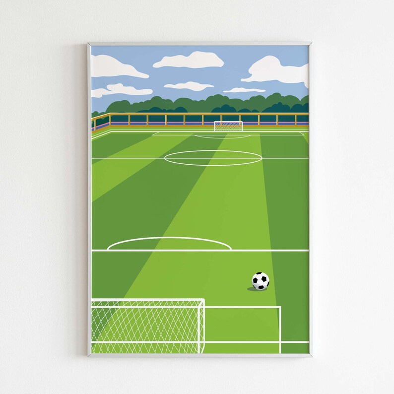 Soccer Poster-printable Wall Art-instant Digital Download-soccer Art ...