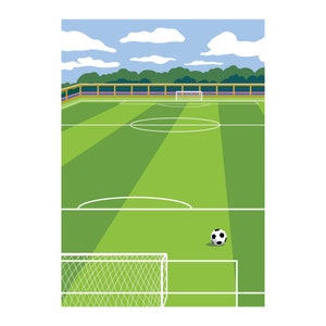 Soccer Poster-printable Wall Art-instant Digital Download-soccer Art ...
