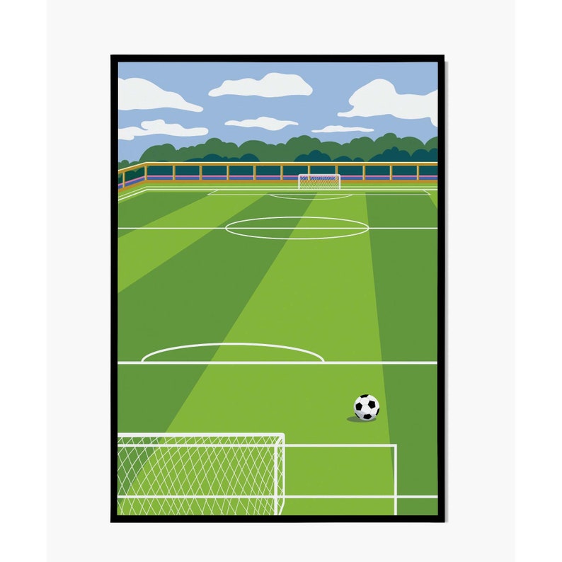Soccer Poster-printable Wall Art-instant Digital Download-soccer Art ...