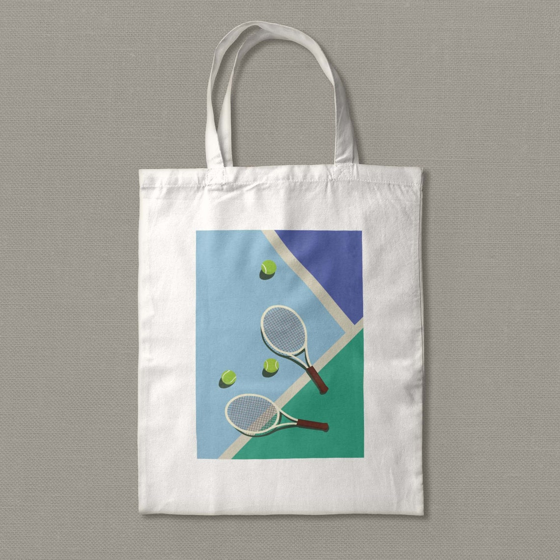 Tennis Court Poster-printablewallart-tennis Art Digital Download ...