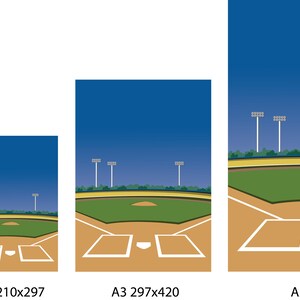 Baseball Poster-printable Wall Art-instant Digital Download-baseball ...