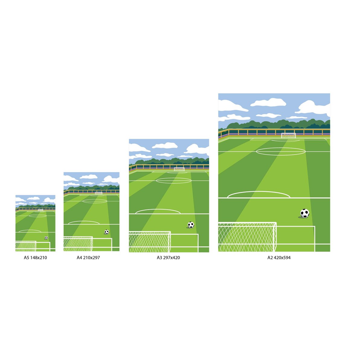 Soccer Poster-printable Wall Art-instant Digital Download-soccer Art ...