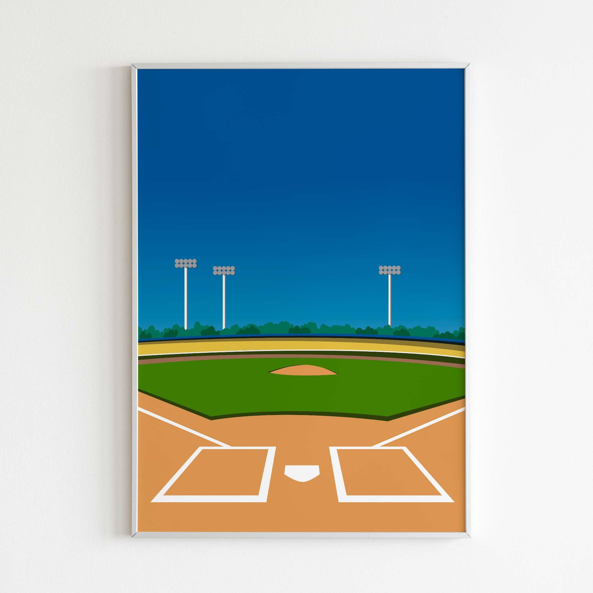 Baseball Poster-printable Wall Art-instant Digital Download-baseball ...