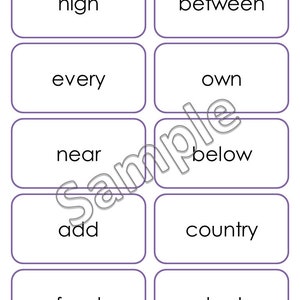 Sight Words Flashcards, Fry Sight Words Third Hundred, Sight Word Cards ...