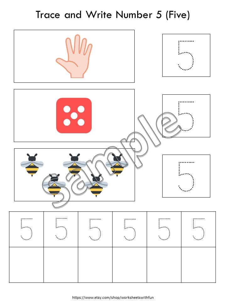 Preschool Math Worksheets Bundle | Kindergarten Math Activities ...