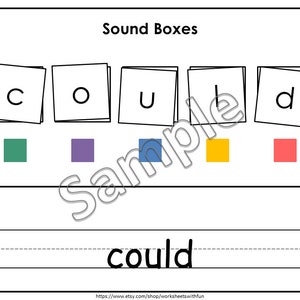 4 Sound Boxes, Multi Sensory Orthographic Mapping for CVC, Magic E, 4 ...