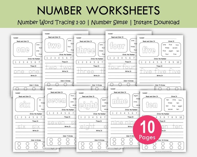 24 Printable Trace the Words Worksheet! Alphabetical, A-Z, Capital and ...